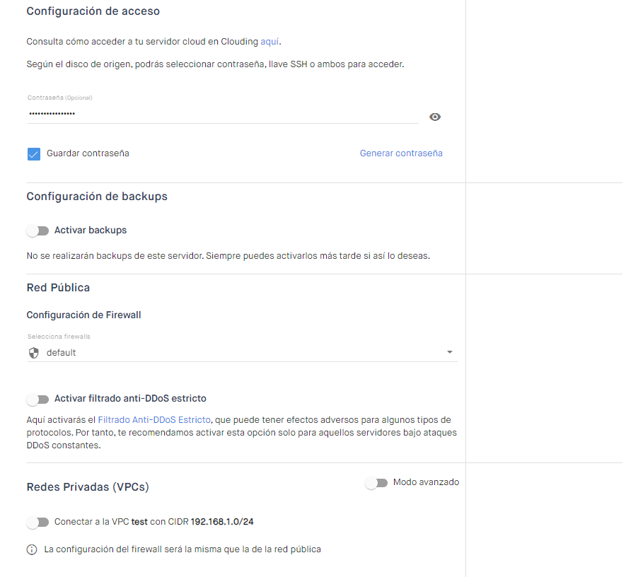 Create Server from a Snapshot – Clouding.io