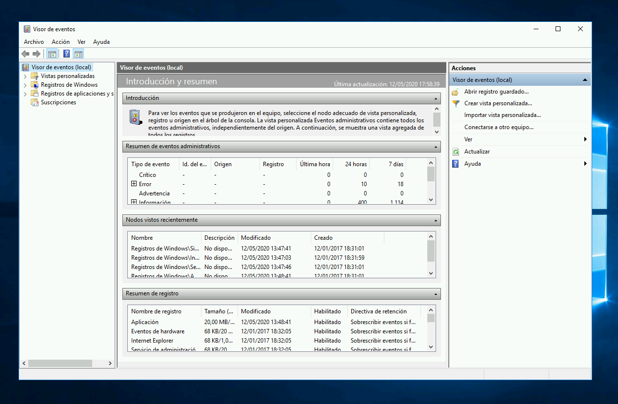 Cómo revisar registros en Windows con el Visor de Eventos – Clouding.io
