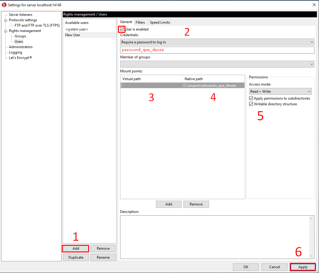 Cómo instalar un Servidor FTP en Windows con Filezilla Server – Clouding.io