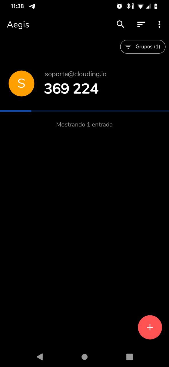Cómo reconfigurar la Autentificación de Dos Factores (2FA) con el código de seguridad – Clouding.io
