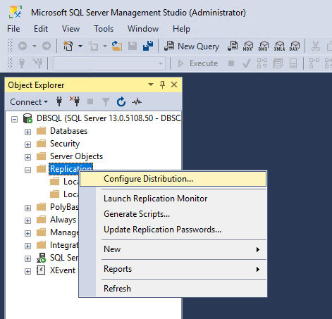 Replicación de Base de Datos SQL Server – Clouding.io