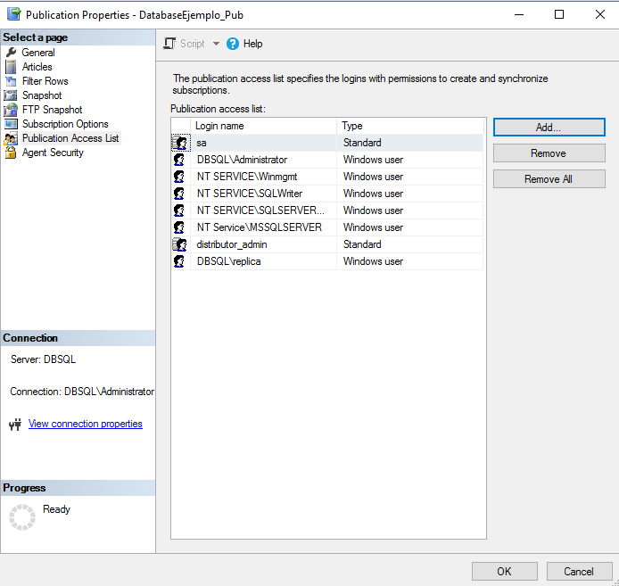 Replicación de Base de Datos SQL Server – Clouding.io